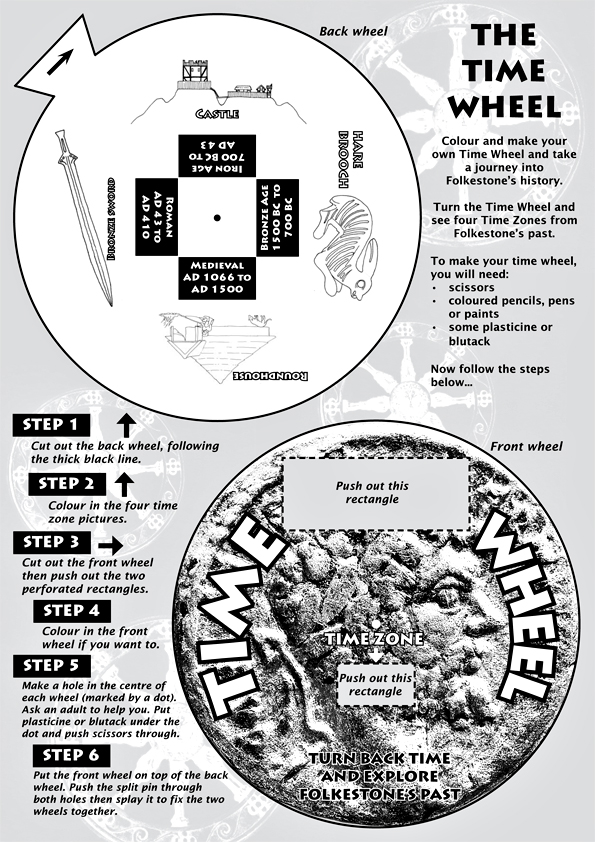 heritage activity design – time wheel | Interpretive design and consultancy
