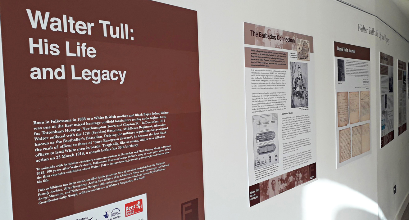 Walter Tull exhibition | Interpretive design and consultancy