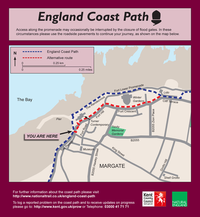 England coast path signage | Interpretive design and consultancy
